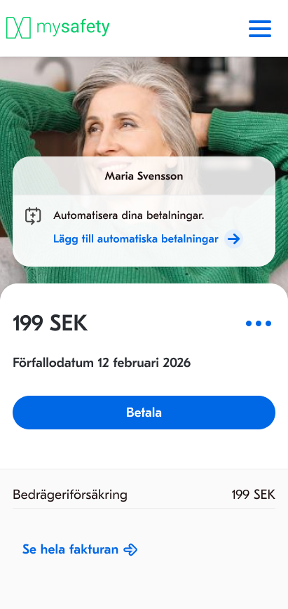Vi byter betalpartner till Billogram | Mysafety - Mysafety SE